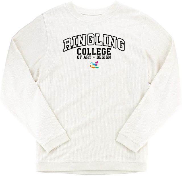 Ringling School Boxercraft Womens Corded Crew Outline Arched Ringling ...